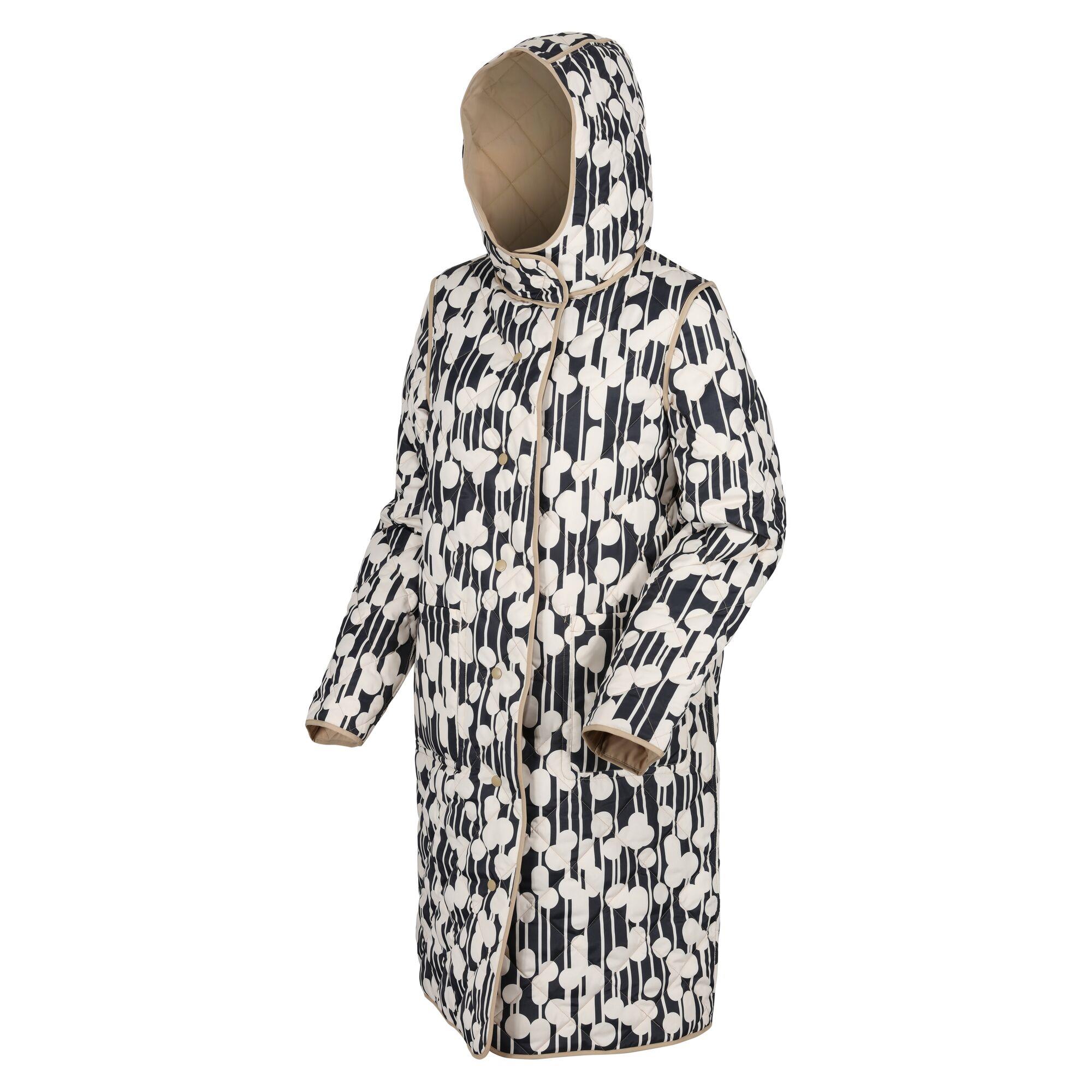 Regatta Orla Kiely Womens Quilted Reversible Midi Jacket - Run Charlie