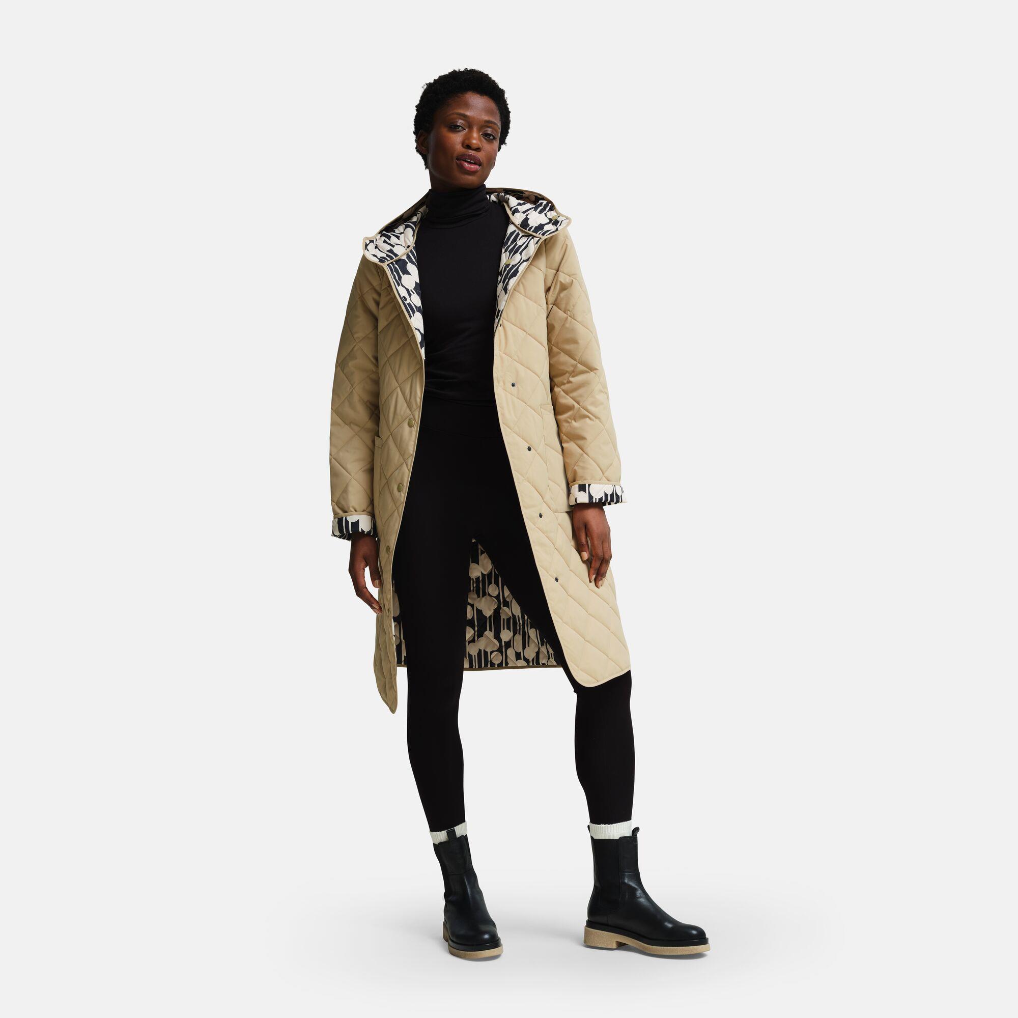 Regatta Orla Kiely Womens Quilted Reversible Midi Jacket - Run Charlie