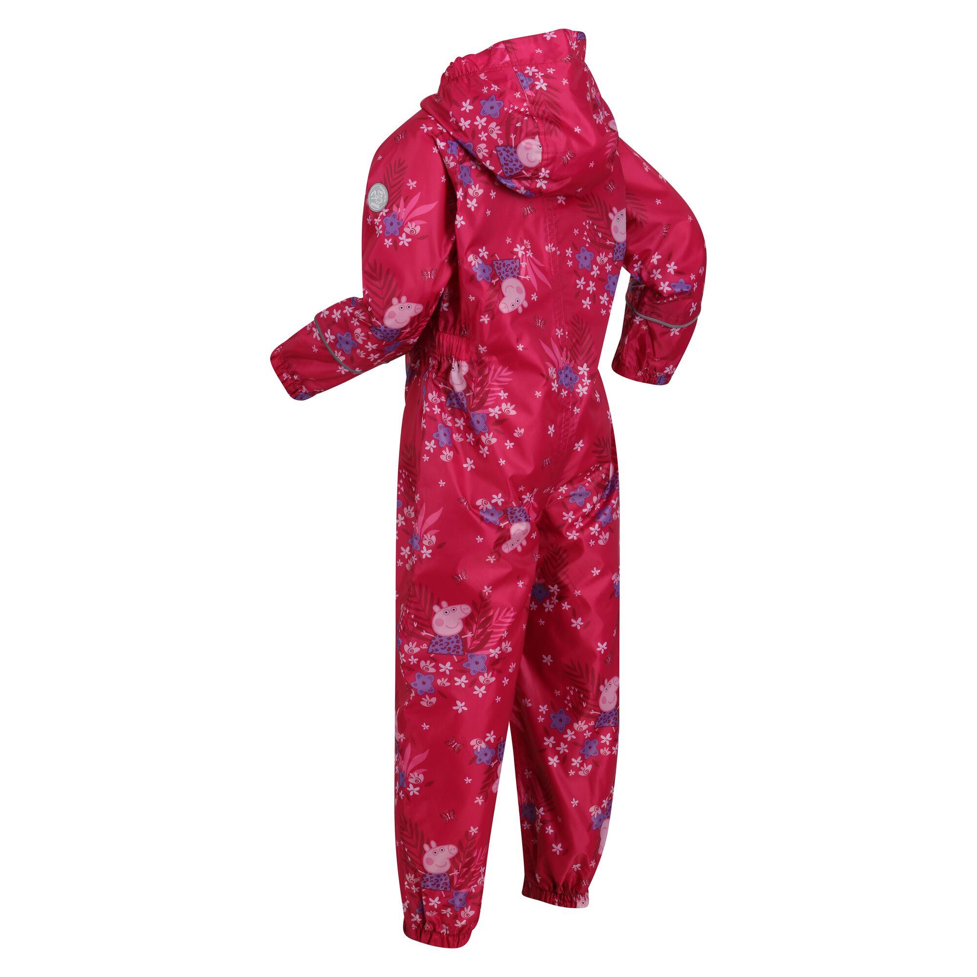 Regatta Peppa Pig Pobble Kids All-In-One Rainsuit - Run Charlie
