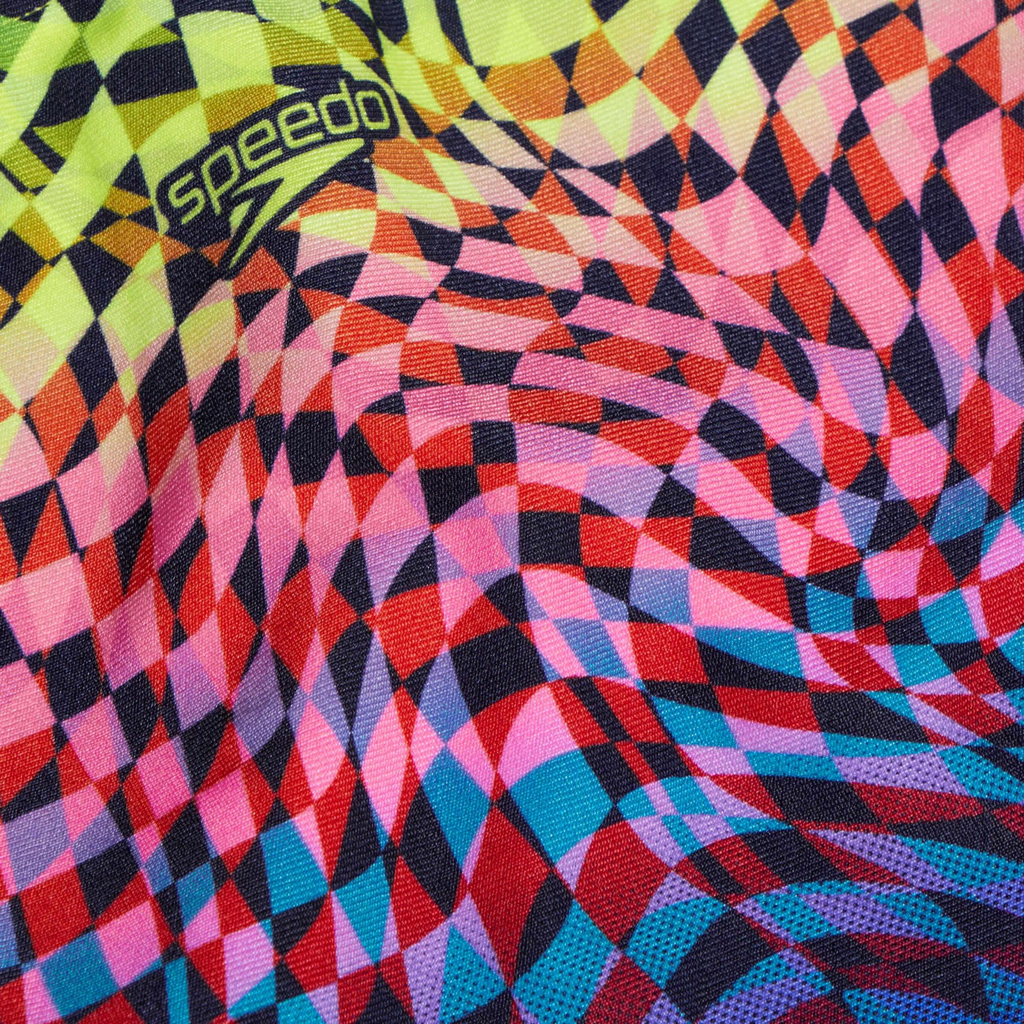 Speedo Girls Digital Placement Powerback Swimsuit - Run Charlie