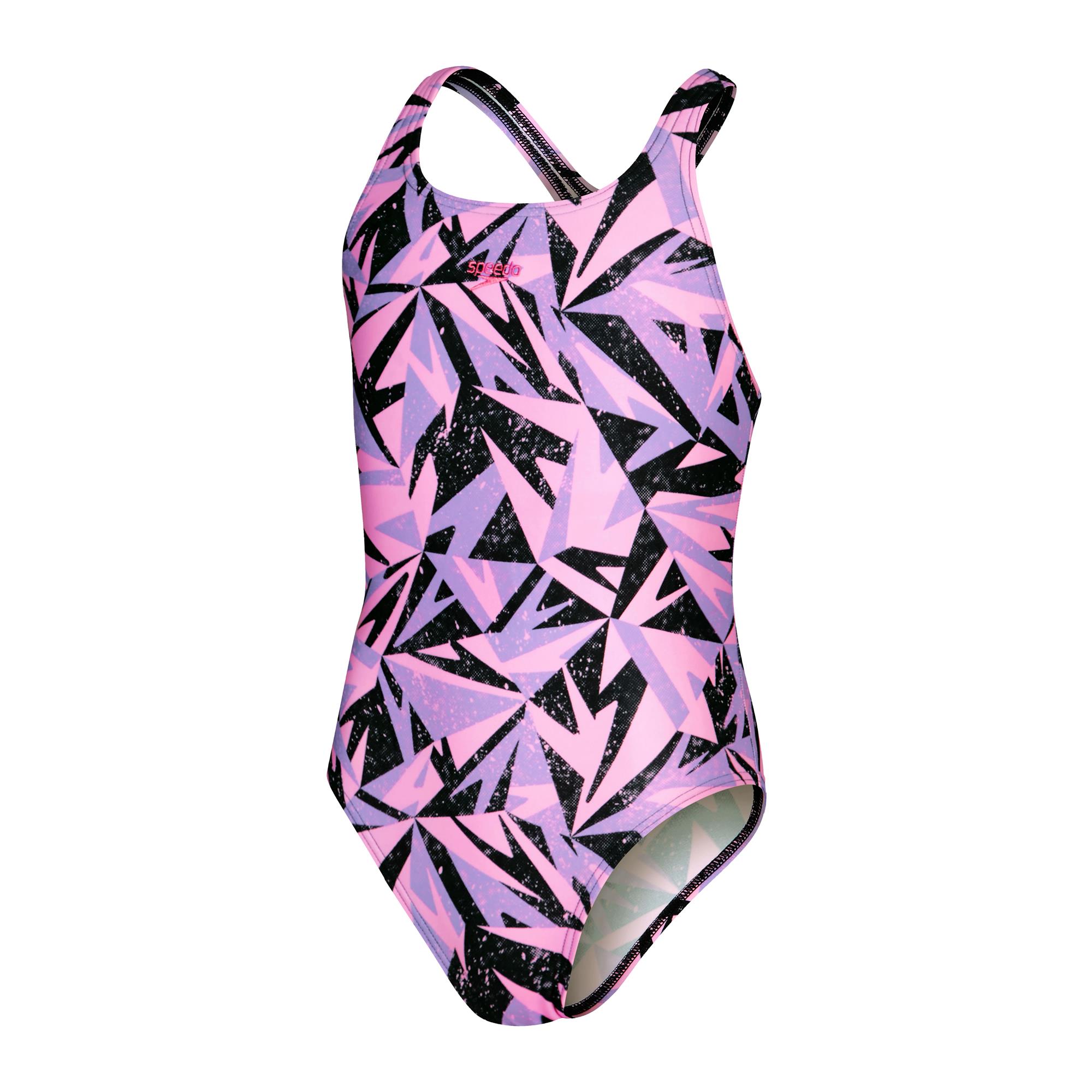 Speedo HyperBoom Logo Medalist Endurance Swimsuit Pink