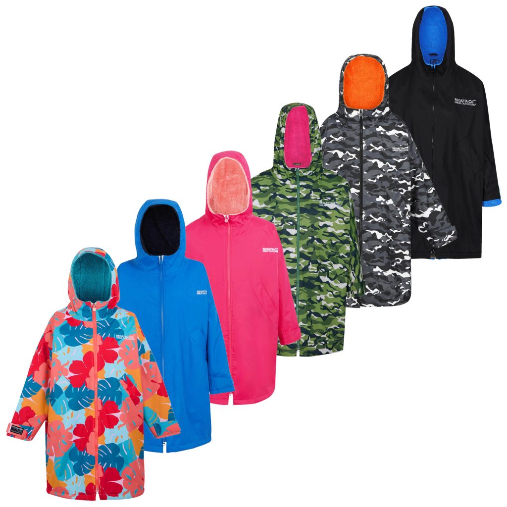Regatta Kids Waterproof Changing Robe - Run Charlie
