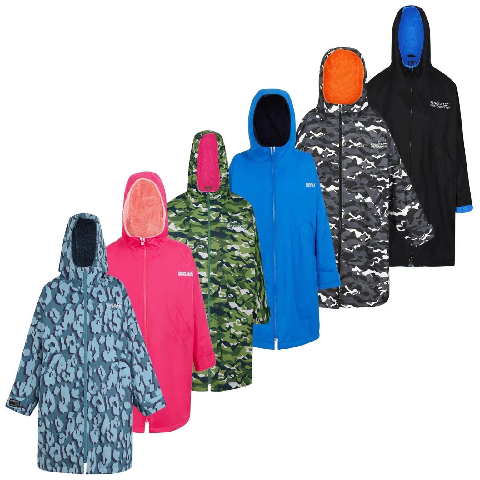 Regatta Kids Waterproof Changing Robe - Run Charlie